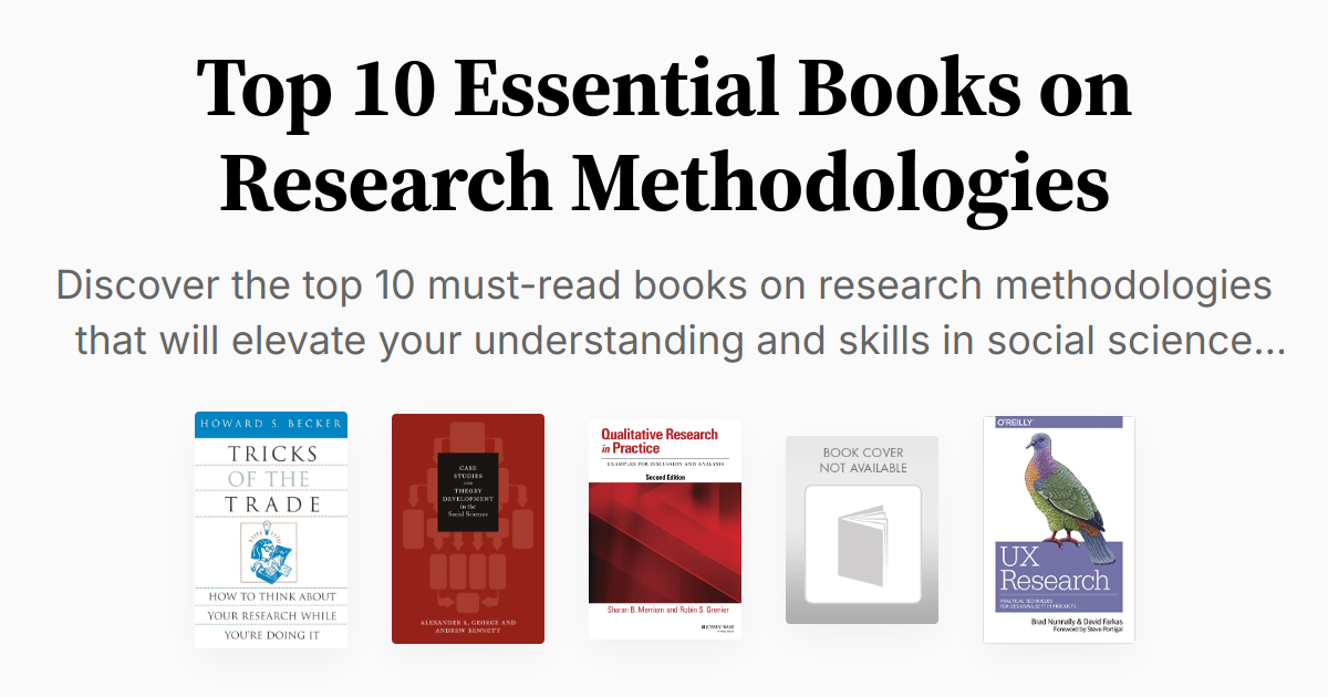 Top 10 Essential Books on Research Methodologies | Summary & Audio