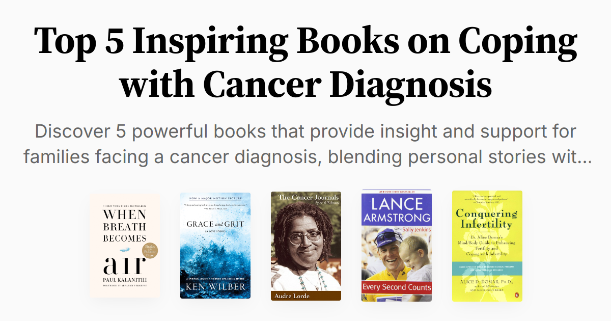 Top 5 Inspiring Books on Coping with Cancer Diagnosis | Summary & Audio