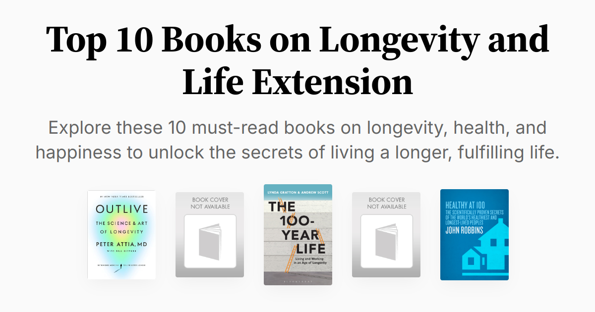 Top 10 Books on Longevity and Life Extension | Summary & Audio