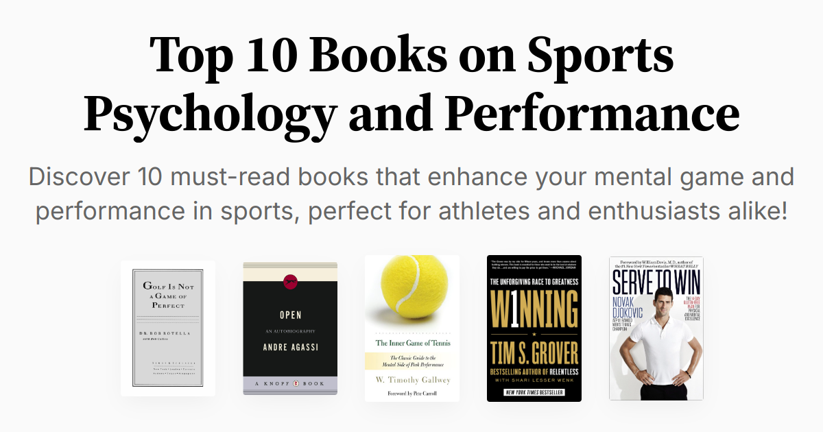 Top 10 Books on Sports Psychology and Performance | Summary & Audio