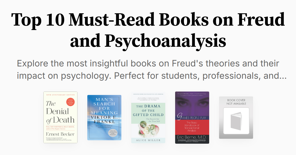 Top 10 Must-Read Books on Freud and Psychoanalysis | Summary & Audio