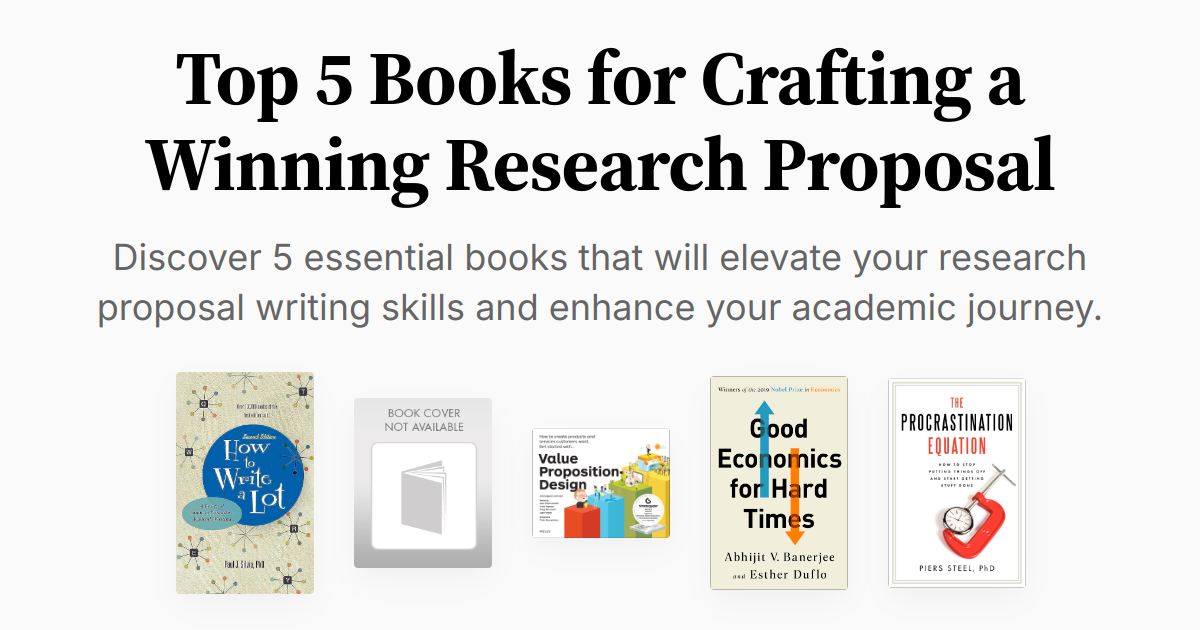 Top 5 Books for Crafting a Winning Research Proposal | Summary & Audio