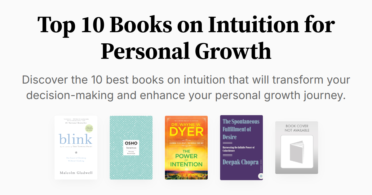 Top 10 Books on Intuition for Personal Growth | Summary & Audio