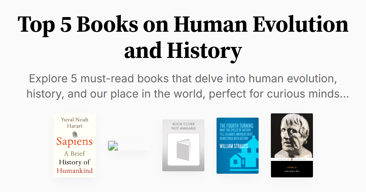 Top 5 Books on Human Evolution and History | Summary & Audio