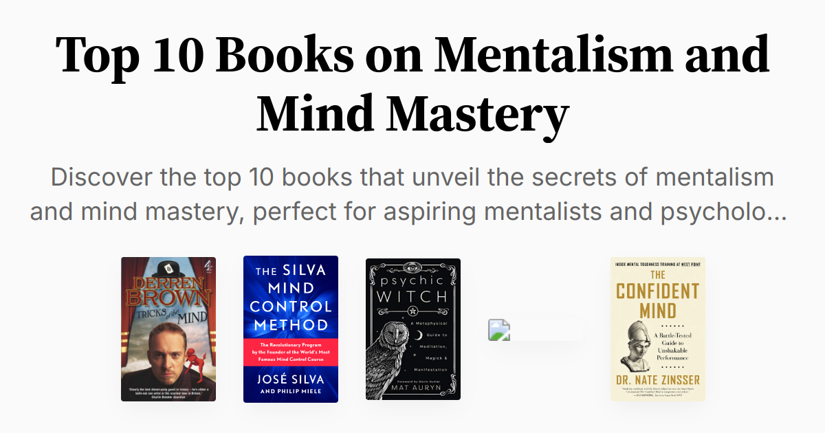 Top 10 Books on Mentalism and Mind Mastery | Summary & Audio