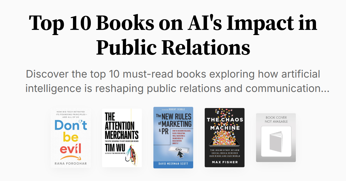 Top 10 Books on AI's Impact in Public Relations | Summary & Audio