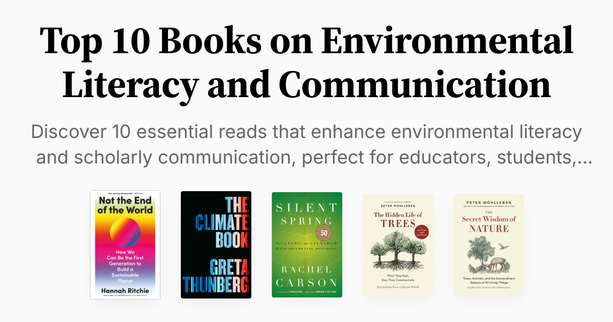 Top 10 Books on Environmental Literacy and Communication | Summary & Audio