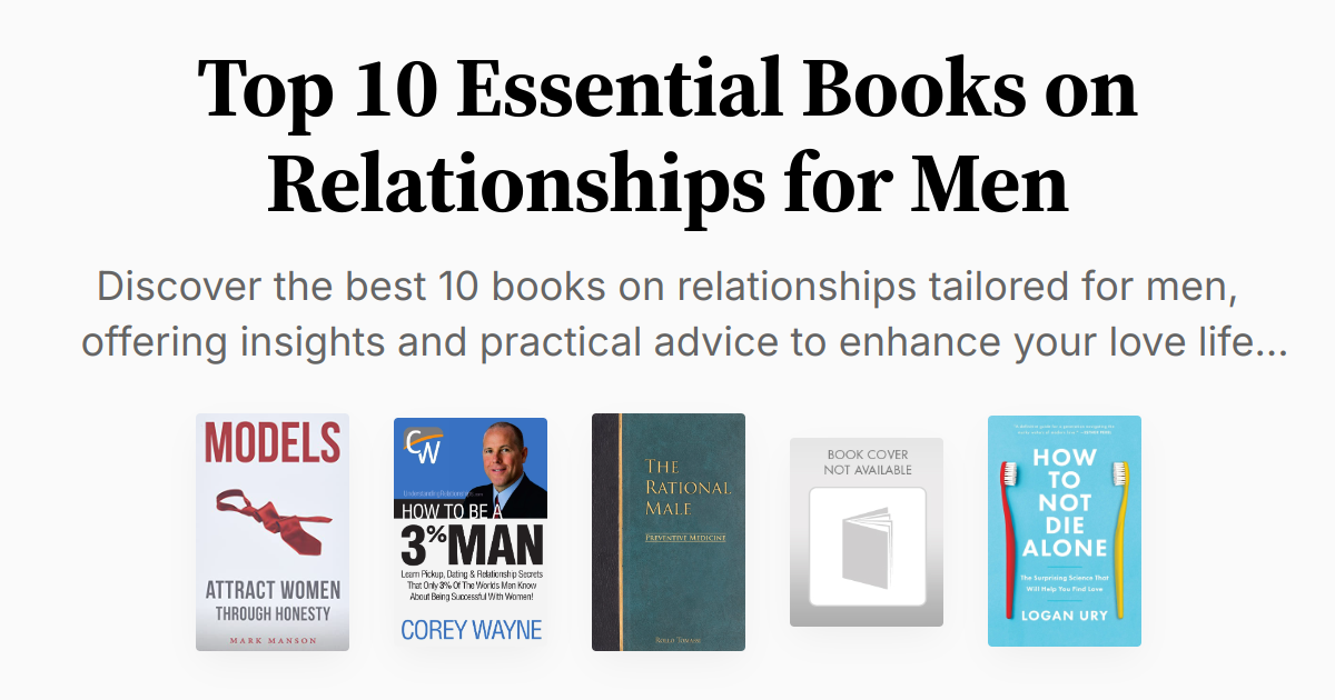 Top 10 Essential Books on Relationships for Men | Summary & Audio