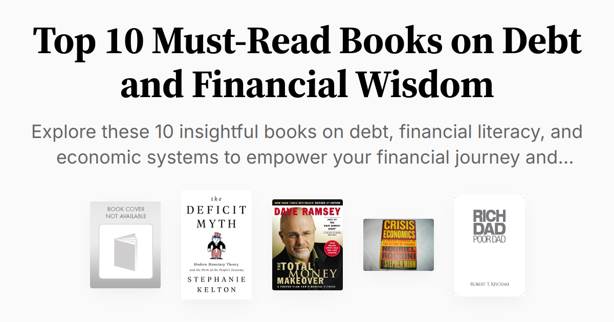 Top 10 Must-Read Books on Debt and Financial Wisdom | Summary & Audio