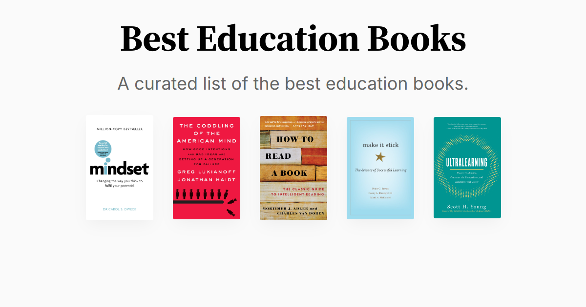 Best Education Books | Summary & Audio