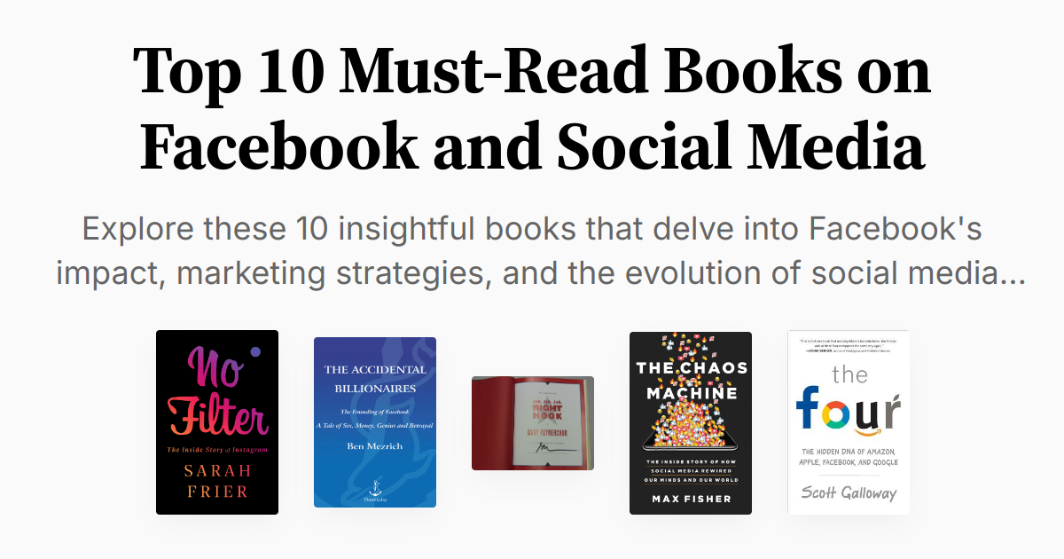 Top 10 Must-Read Books on Facebook and Social Media | Summary & Audio