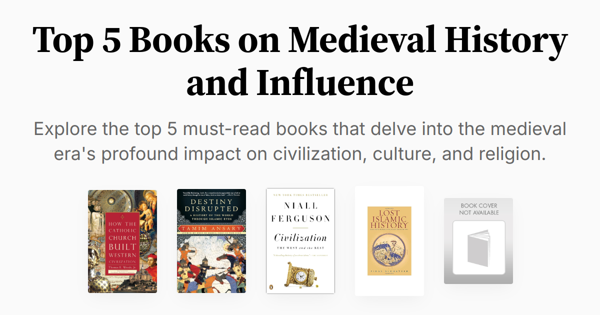 Top 5 Books on Medieval History and Influence | Summary & Audio