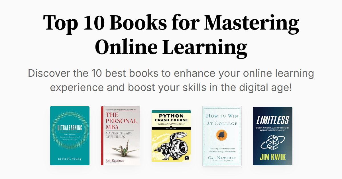 Top 10 Books for Mastering Online Learning | Summary & Audio