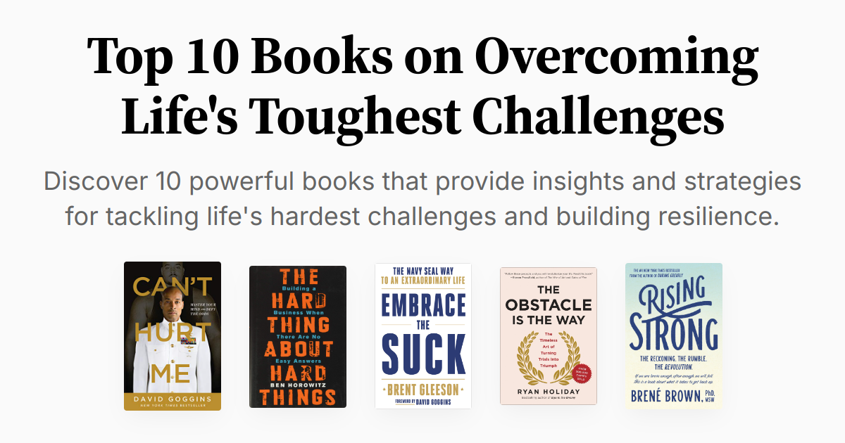Top 10 Books on Overcoming Life's Toughest Challenges | Summary & Audio
