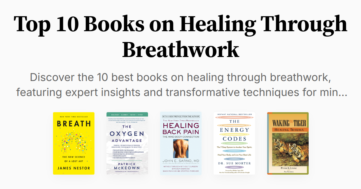 Top 10 Books on Healing Through Breathwork | Summary & Audio