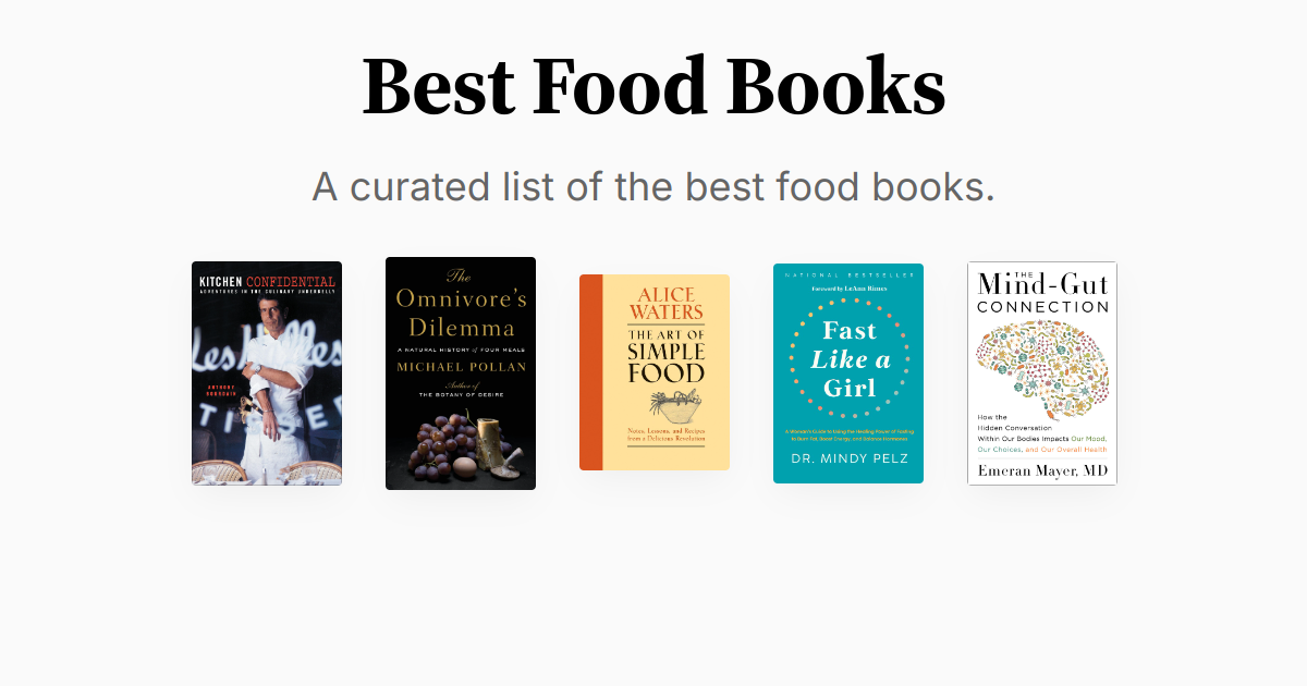 Best Food Books | Summary & Audio