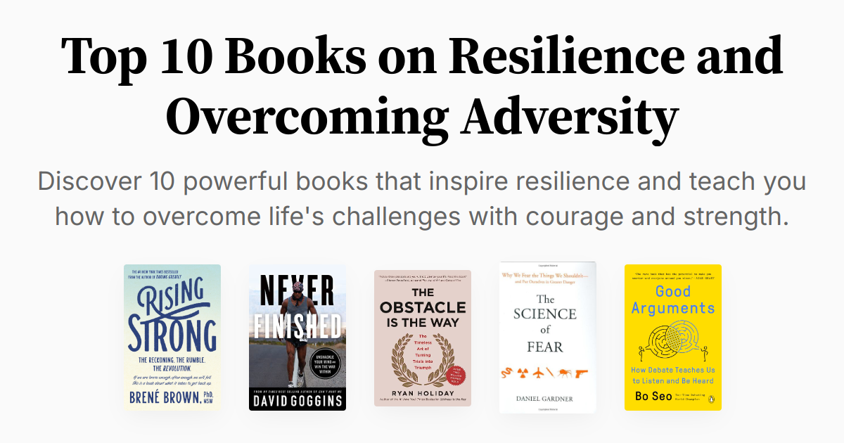 Top 10 Books on Resilience and Overcoming Adversity | Summary & Audio