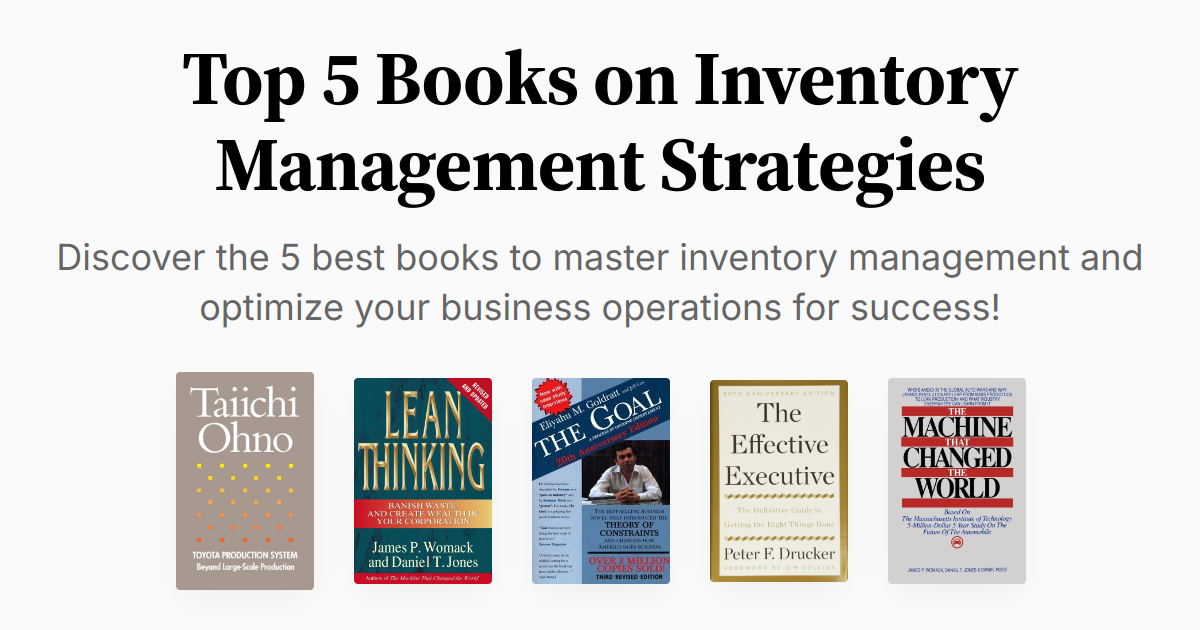Top 5 Books on Inventory Management Strategies | Summary & Audio