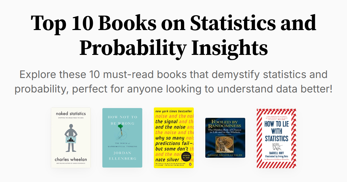 Top 10 Books on Statistics and Probability Insights | Summary & Audio