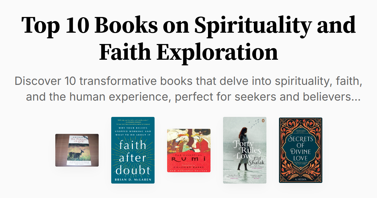 Top 10 Books on Spirituality and Faith Exploration | Summary & Audio
