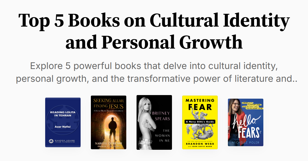 Top 5 Books on Cultural Identity and Personal Growth | Summary & Audio
