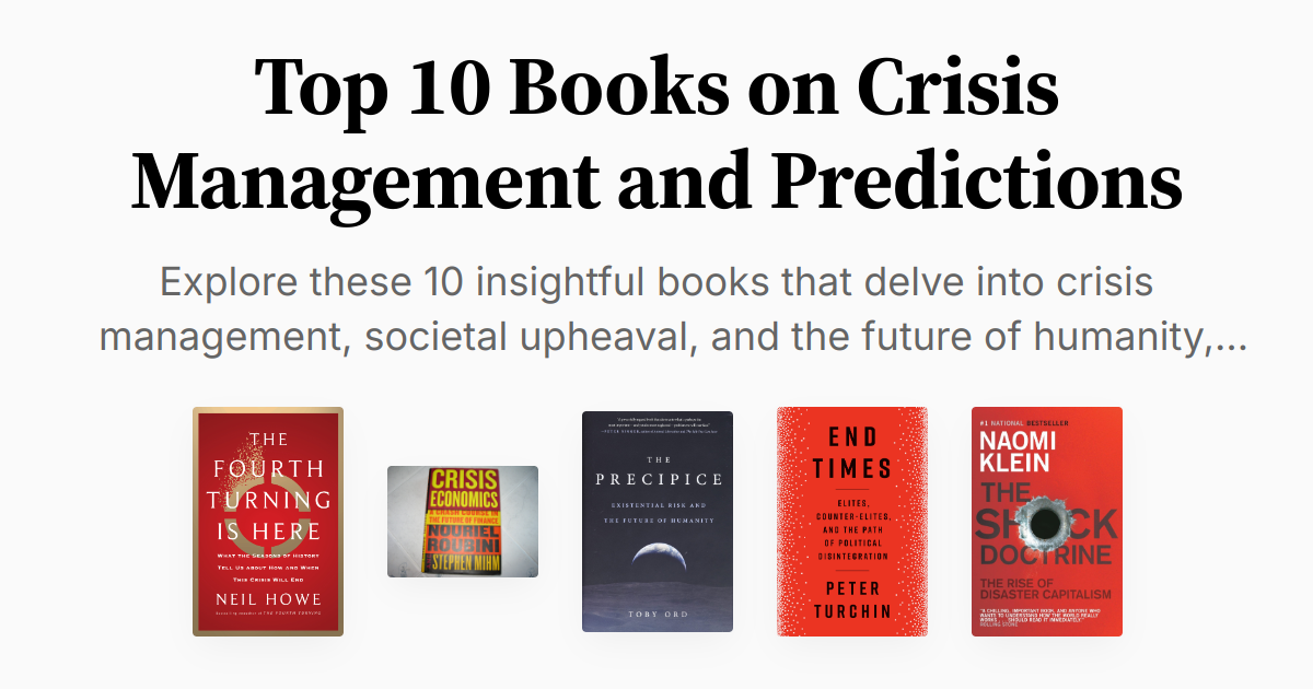 Top 10 Books on Crisis Management and Predictions | Summary & Audio