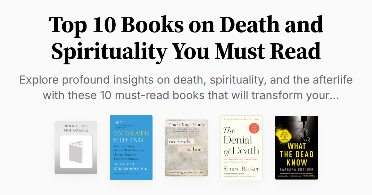 Top 10 Books on Death and Spirituality You Must Read | Summary & Audio