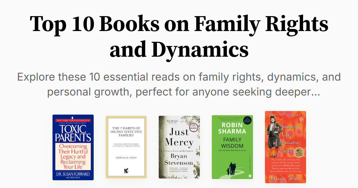 Top 10 Books on Family Rights and Dynamics | Summary & Audio