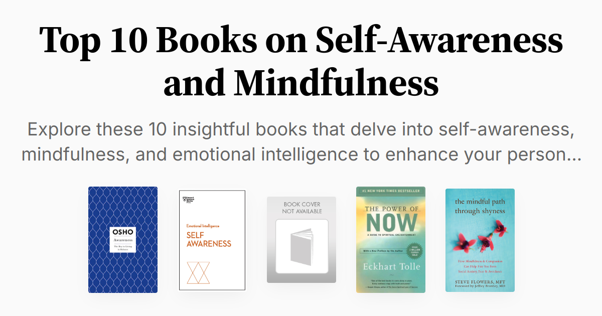 Top 10 Books on Self-Awareness and Mindfulness | Summary & Audio