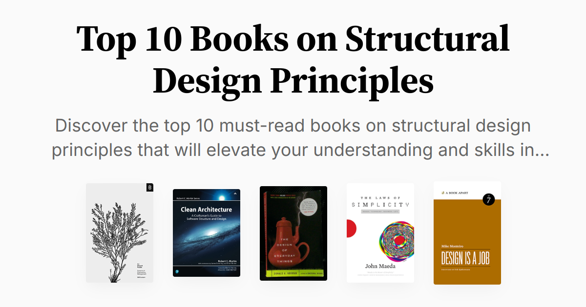 Top 10 Books on Structural Design Principles | Summary & Audio