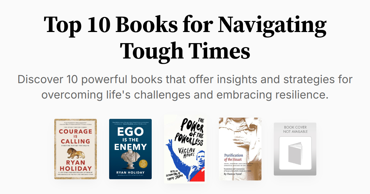 Top 10 Books for Navigating Tough Times | Summary & Audio