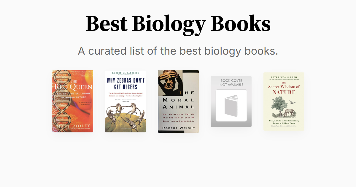 Best Biology Books | Summary & Audio