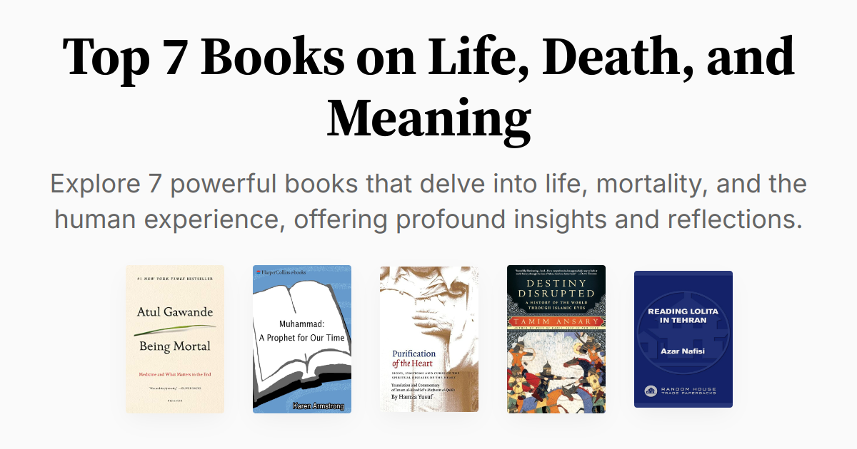 Top 7 Books on Life, Death, and Meaning | Summary & Audio