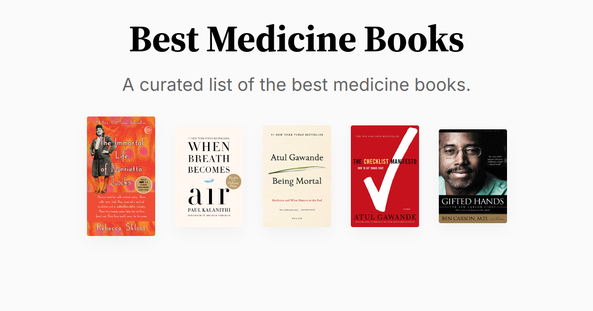 Best Medicine Books | Summary & Audio