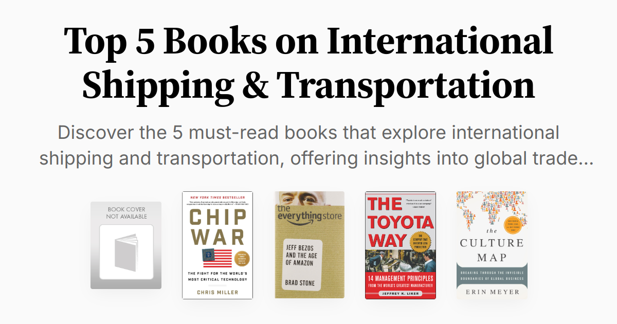 Top 5 Books on International Shipping & Transportation | Summary & Audio