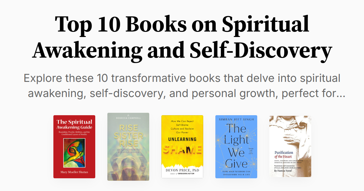 Top 10 Books on Spiritual Awakening and Self-Discovery | Summary & Audio