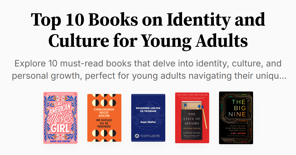 Top 10 Books on Identity and Culture for Young Adults | Summary & Audio