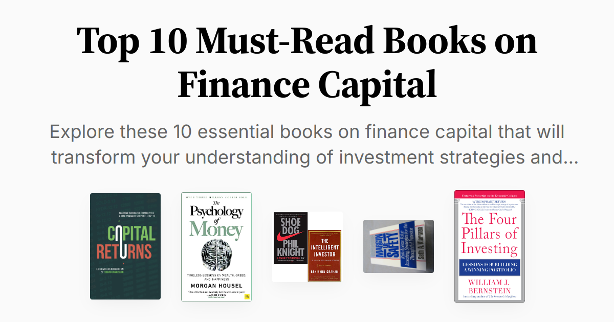 Top 10 Must-Read Books on Finance Capital | Summary & Audio