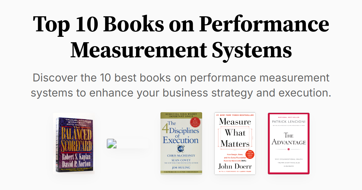 Top 10 Books on Performance Measurement Systems | Summary & Audio