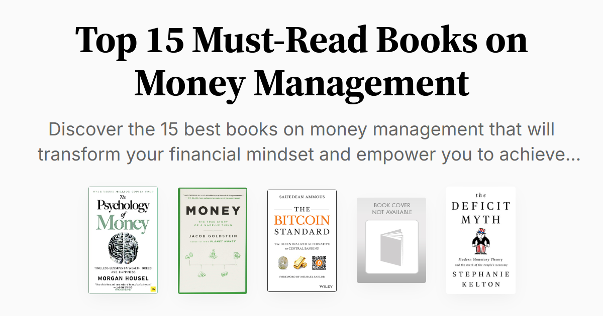 Top 15 Must-Read Books on Money Management | Summary & Audio