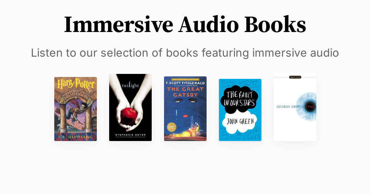 Immersive Summaries | Summary & Audio