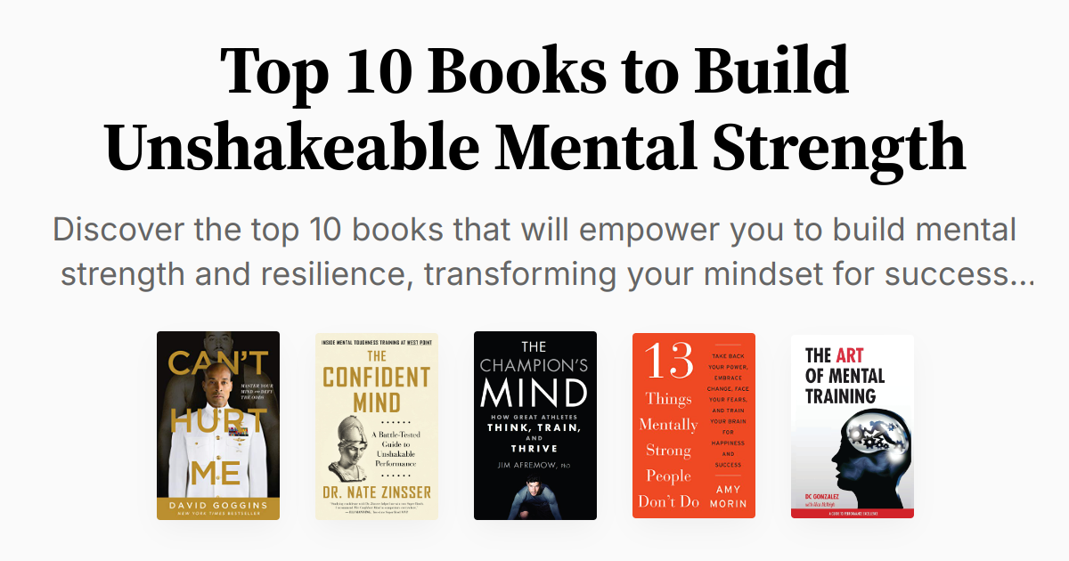 Top 10 Books to Build Unshakeable Mental Strength | Summary & Audio