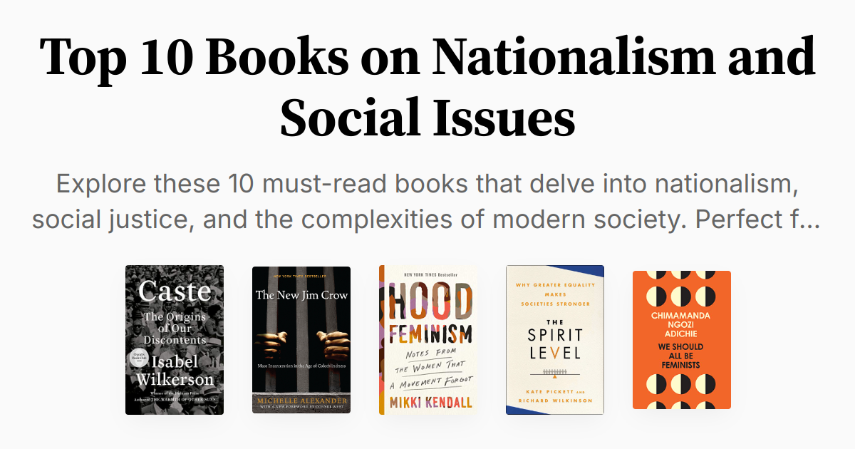 Top 10 Books on Nationalism and Social Issues | Summary & Audio