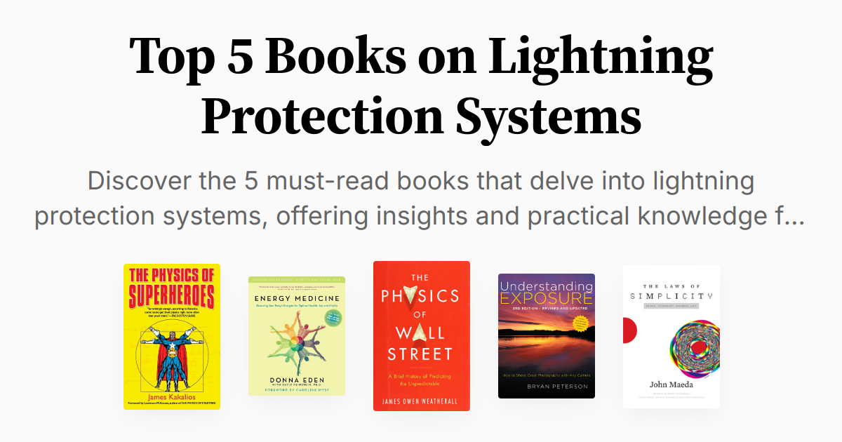 Top 5 Books on Lightning Protection Systems | Summary & Audio