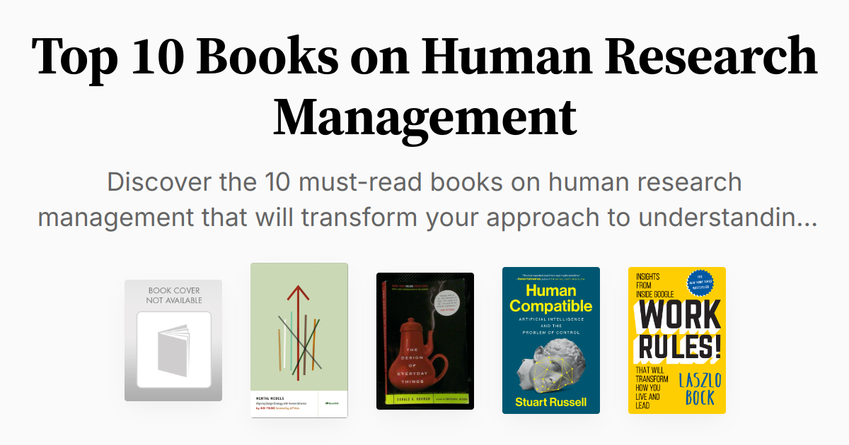 Top 10 Books on Human Research Management | Summary & Audio