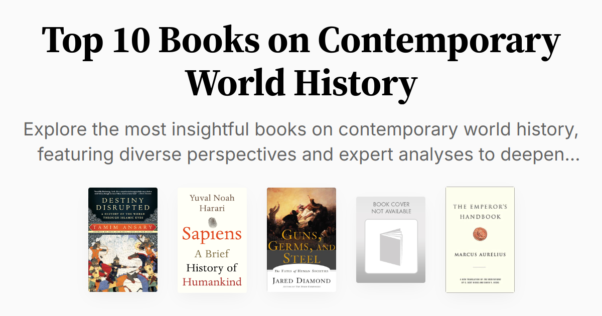 Top 10 Books on Contemporary World History | Summary & Audio