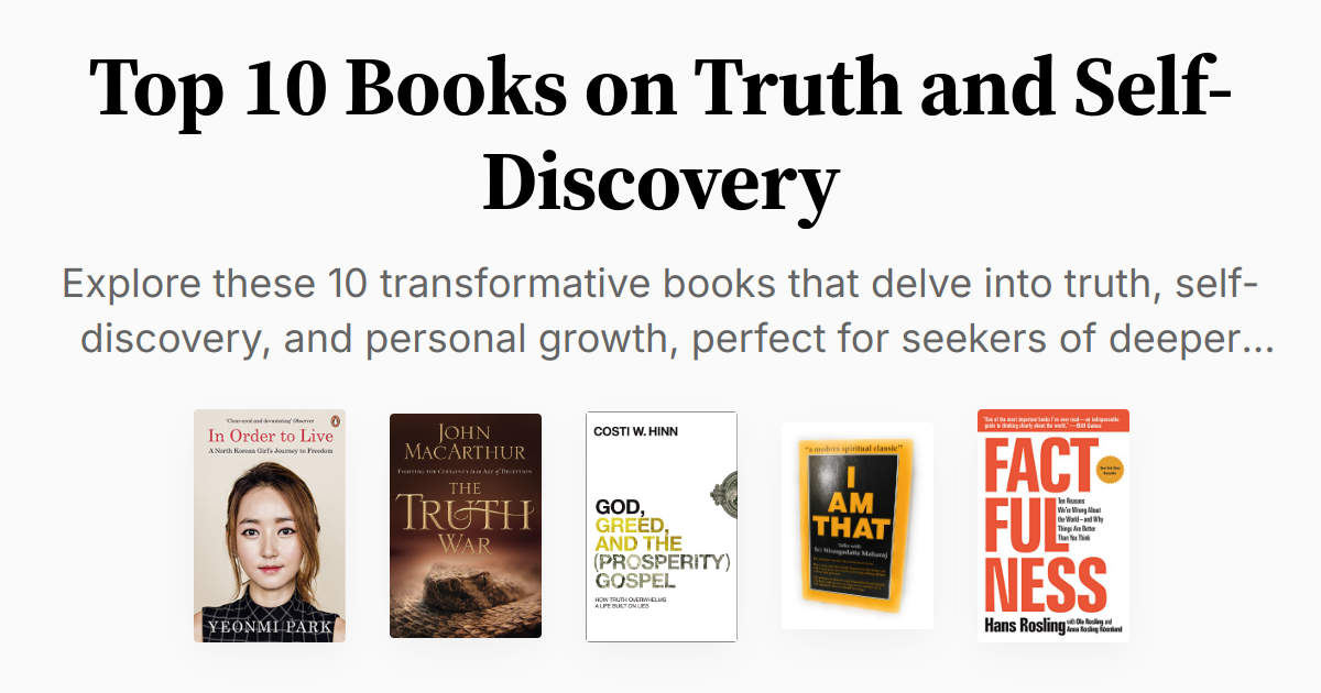 Top 10 Books on Truth and Self-Discovery | Summaries & Audio