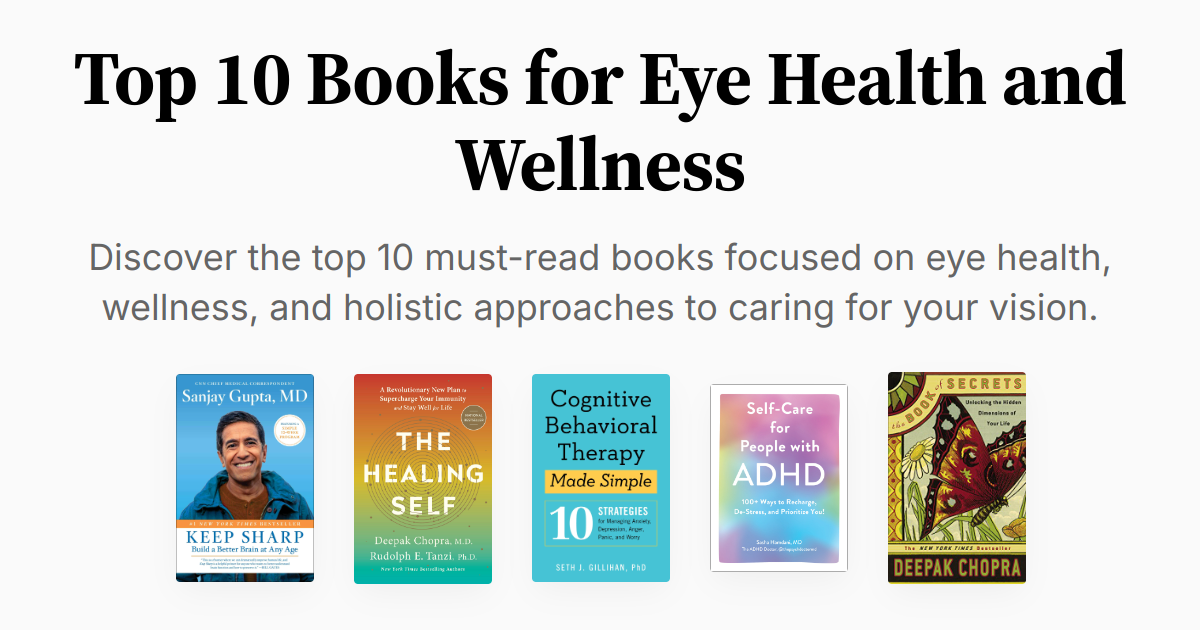 Top 10 Books for Eye Health and Wellness | Summary & Audio