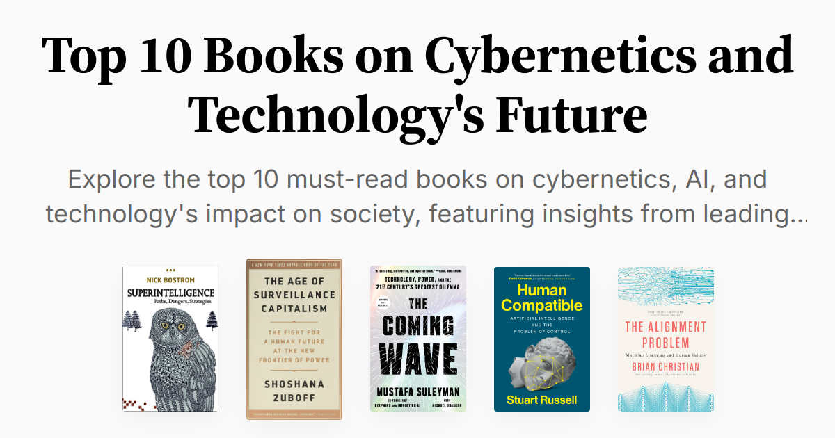 Top 10 Books on Cybernetics and Technology's Future | Summary & Audio