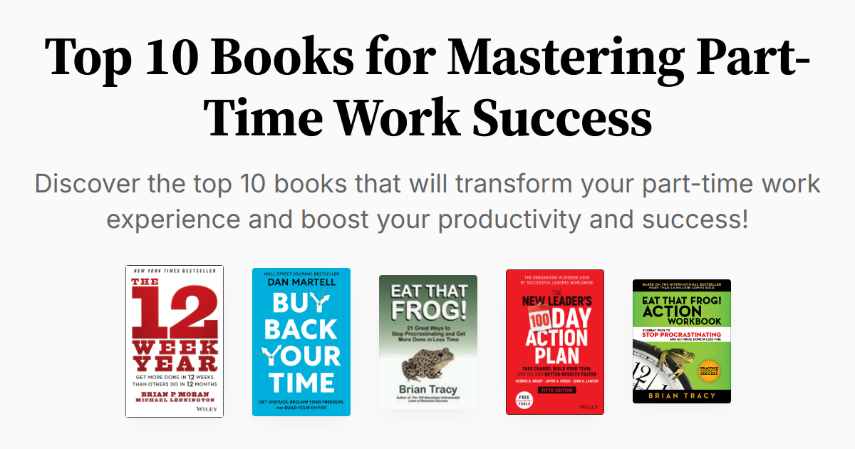 Top 10 Books for Mastering Part-Time Work Success | Summary & Audio